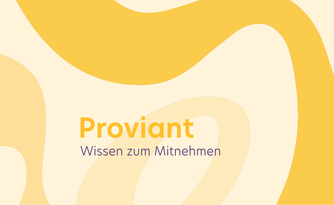 tinto ag: Proviant – Wissen zum Mitnehmen